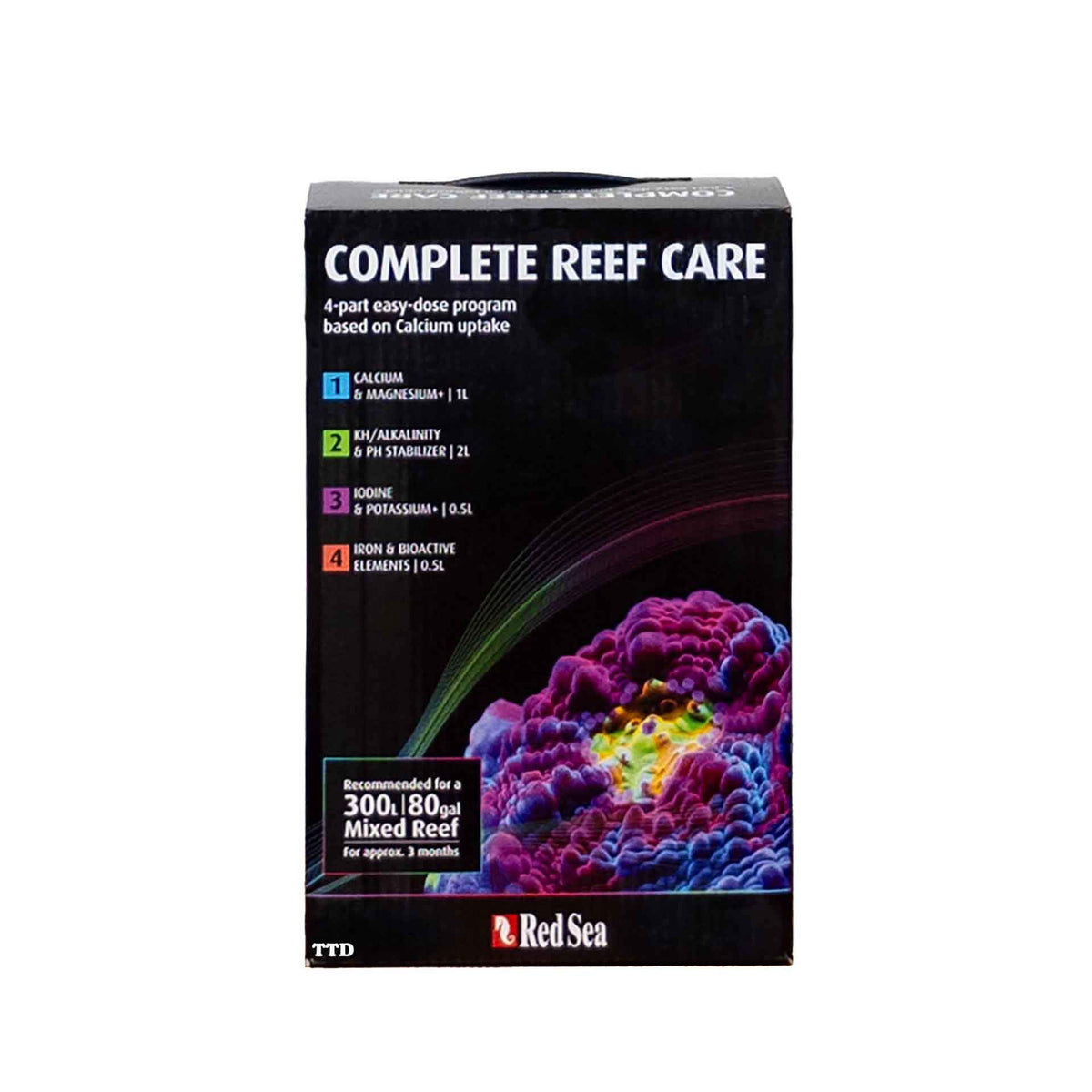 Red Sea Complete Reef Care 4 Part Supplement Program - 300L ...
